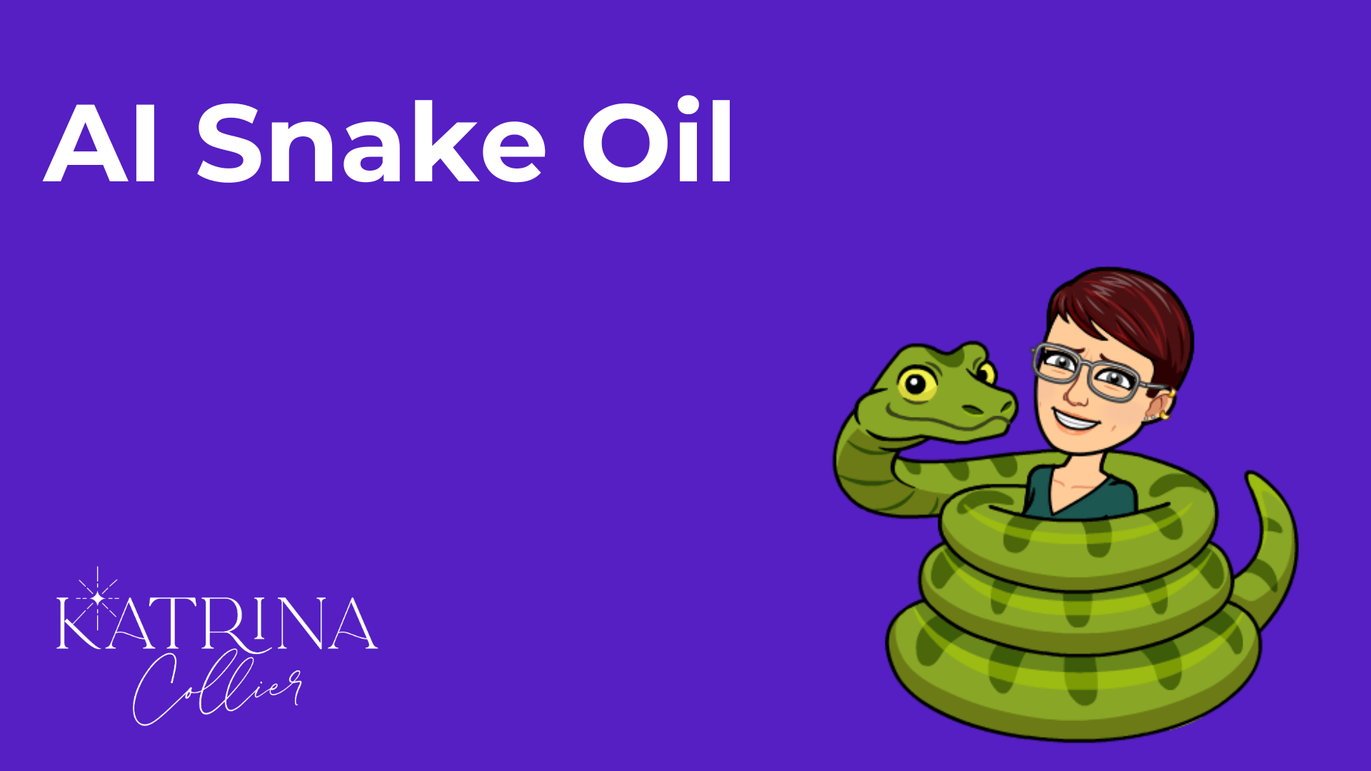 AI Snake Oil: Recruiters Beware | Katrina Collier